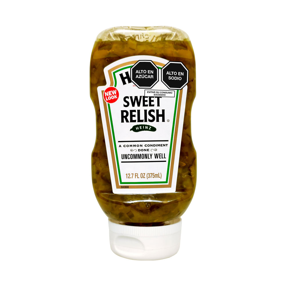 Salsa Sweet Relish Heinz 375ml - Wong.pe